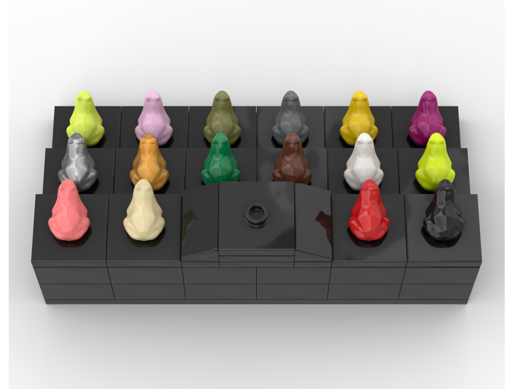 LEGO MOC-247019 Frog Display – CB012 by cfrBernard | Rebrickable ...