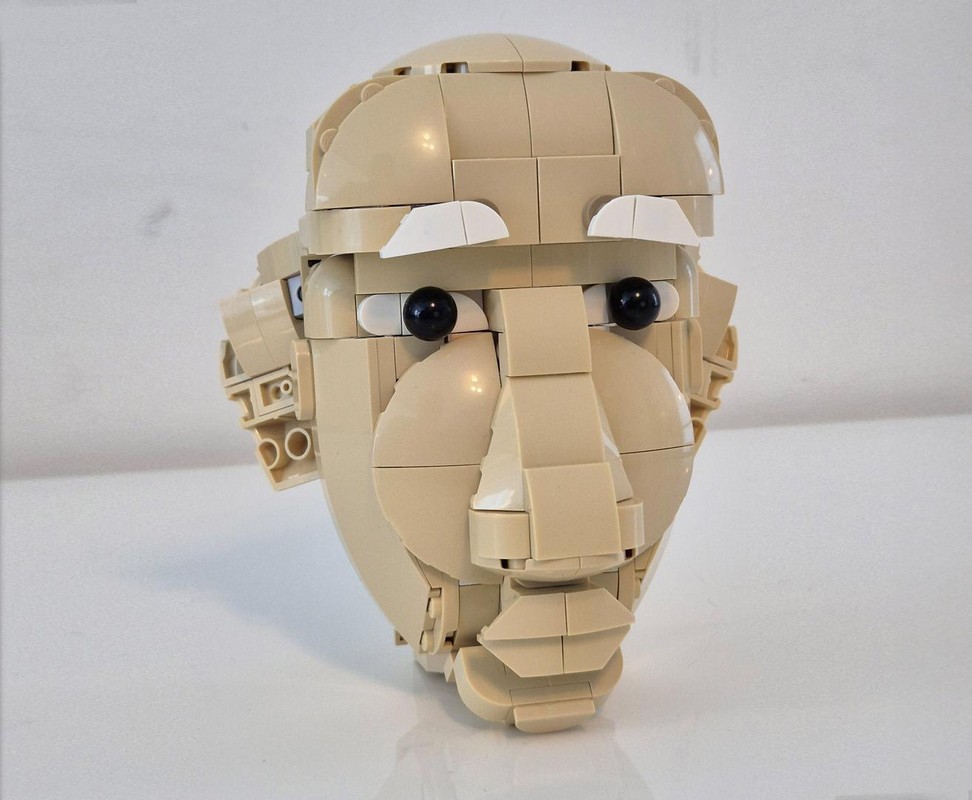 LEGO MOC Old man face by henningb | Rebrickable - Build with LEGO