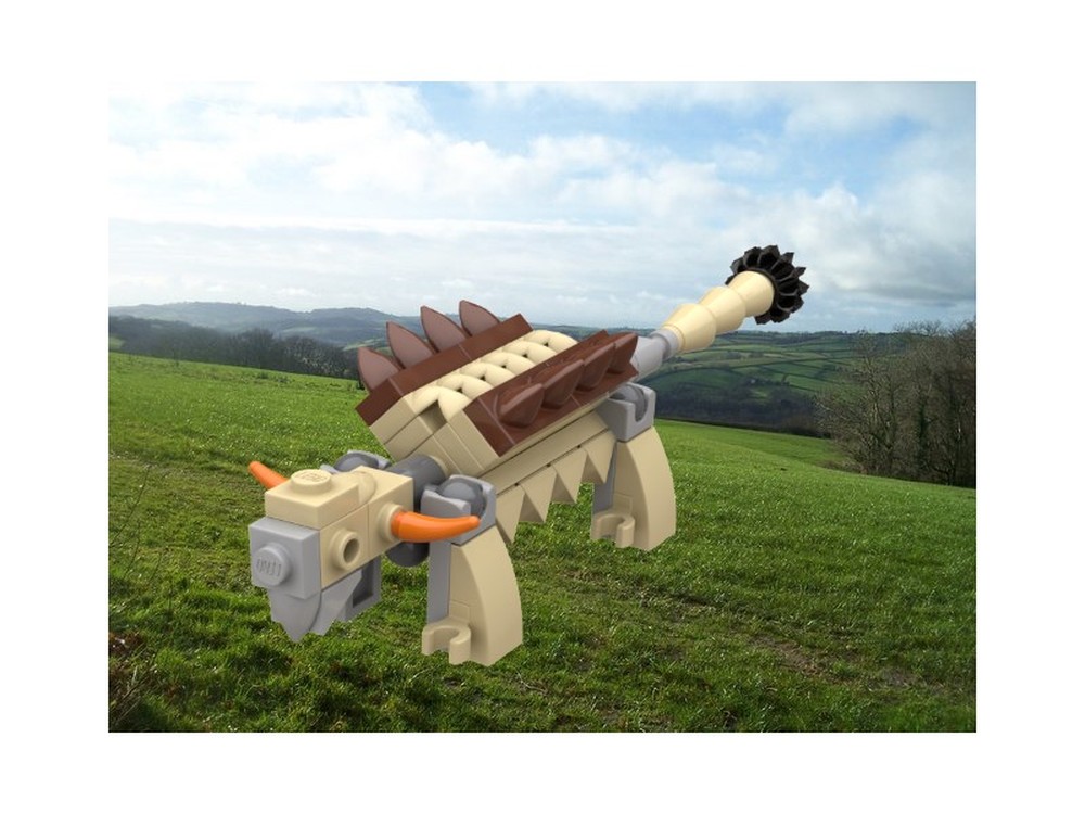 Lego Moc Nano Ankylosaur By Legoori Rebrickable Build With Lego