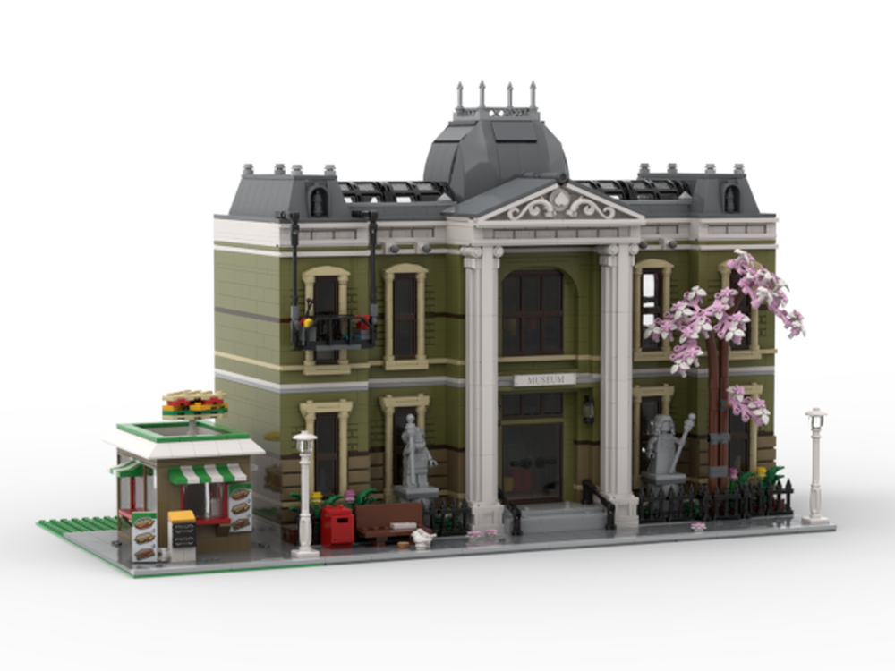 LEGO MOC Modular Sandwich Shop by BrickAndBuildsI | Rebrickable - Build ...