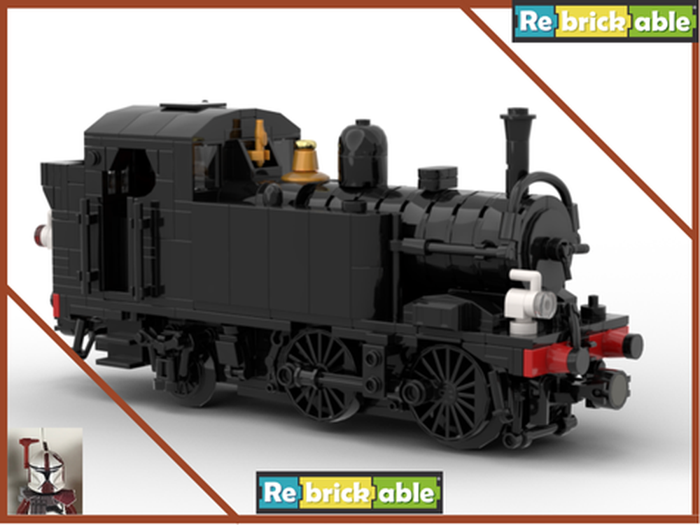 LEGO MOC-247108 GWR 1400 BR Black (Un-motorized, modified parts) by ...
