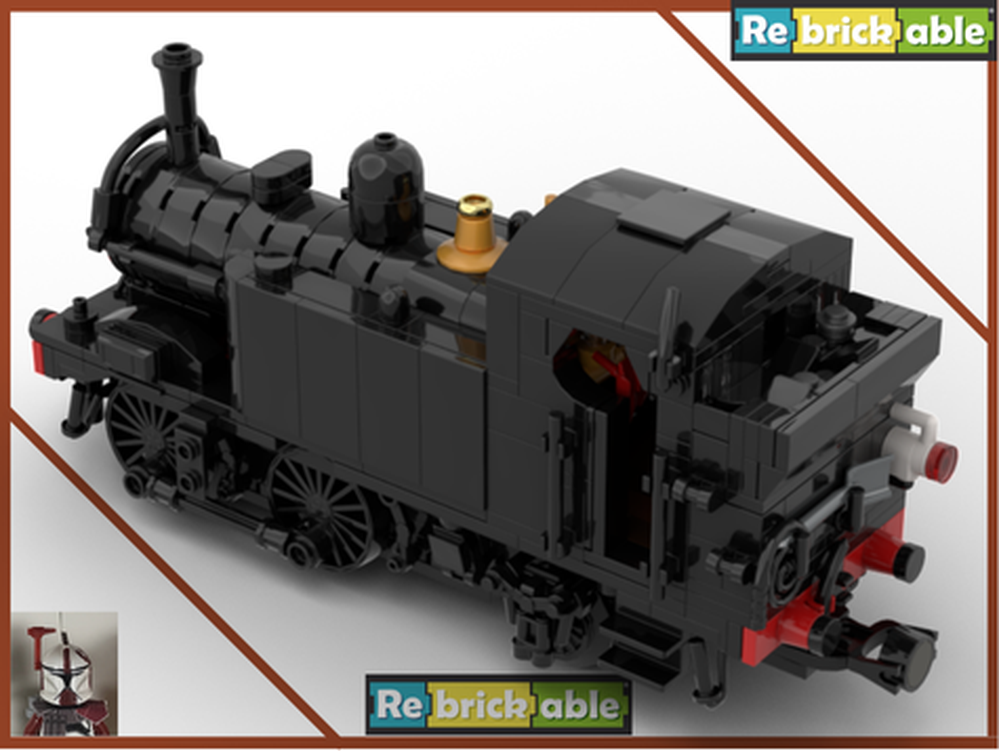 LEGO MOC-247108 GWR 1400 BR Black (Un-motorized, modified parts) by ...