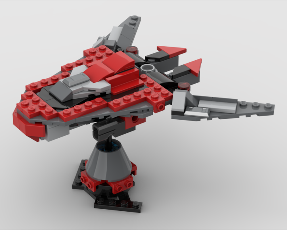LEGO MOC-247113 Captain America's Red Wing Drone Display - Alt build ...
