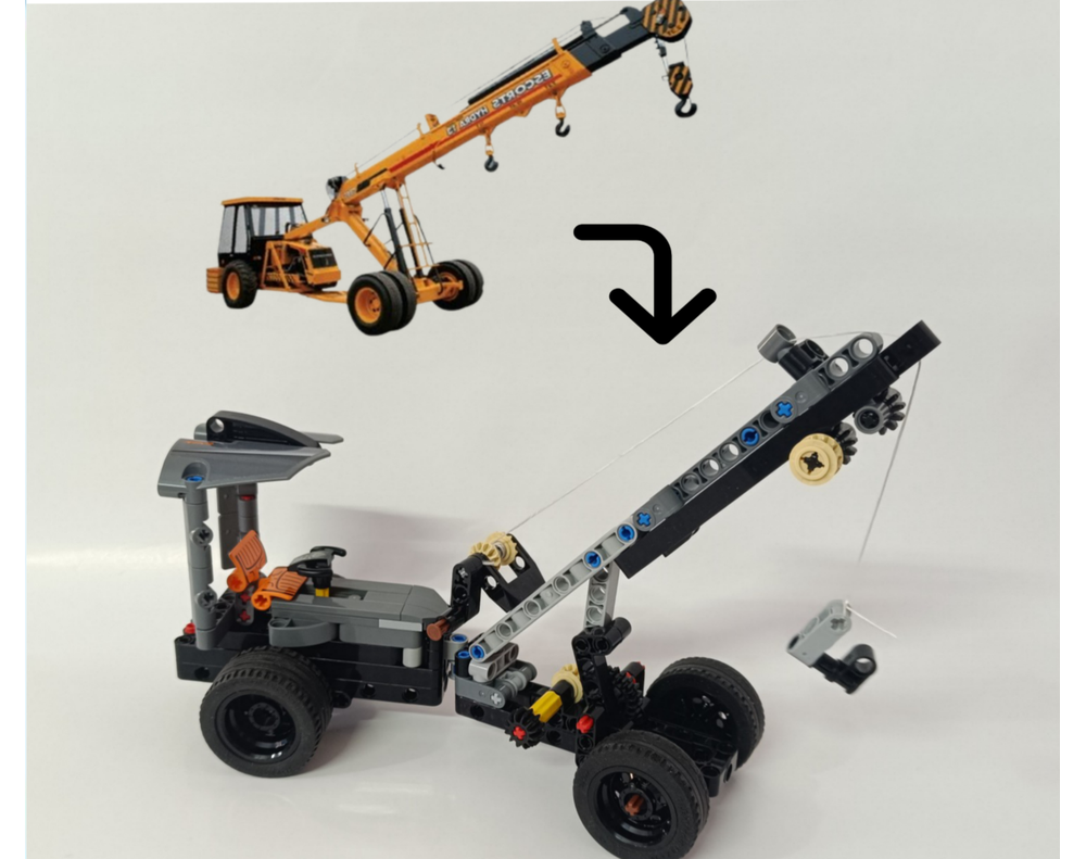 LEGO MOC Mobile Crane - Alternate bulid for Lego Technic Koenigsegg ...