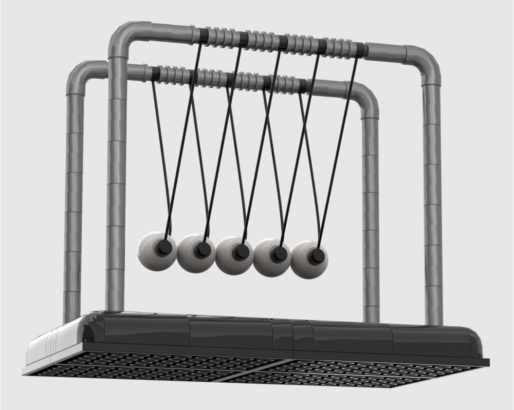 LEGO MOC-247139 Newton's Cradle by DailyWeeklyBuilds | Rebrickable ...
