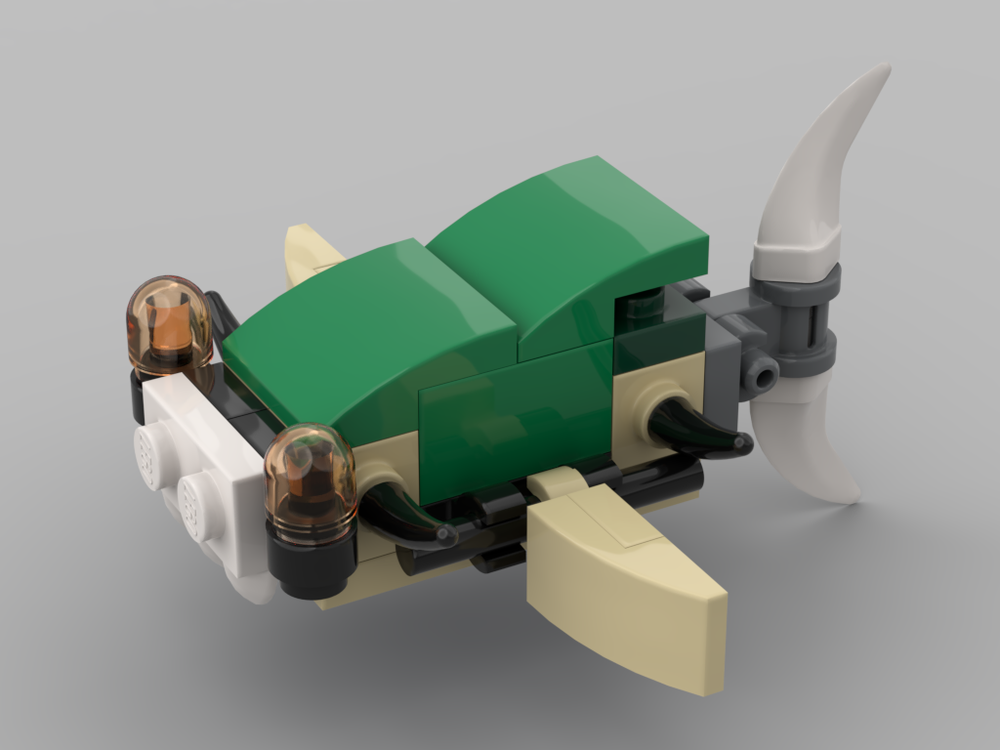 LEGO MOC Prechistoric fish by tyrannosaurus_rex | Rebrickable - Build ...