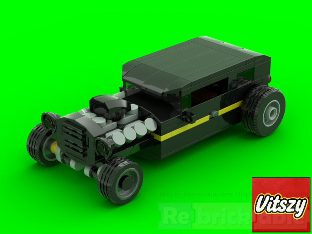 LEGO MOC-247160 Rat rod by Vitszy | Rebrickable - Build with LEGO