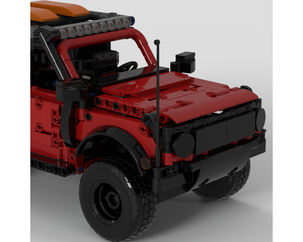 LEGO MOC 4x4 RC Bronco mod by clemz_mocs | Rebrickable - Build with LEGO