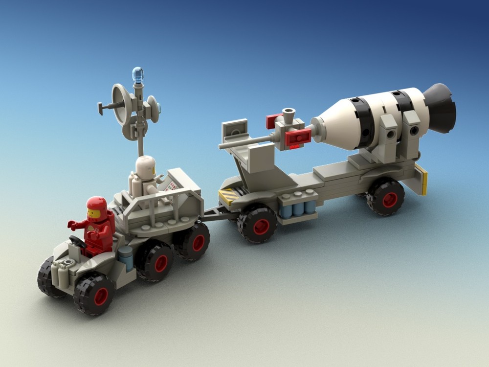 LEGO MOC Mobile Rocket Launcher by RustyRunt | Rebrickable - Build with ...