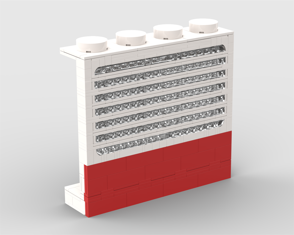 LEGO MOC Upscaled ambulance panel by Briquoleur | Rebrickable - Build ...
