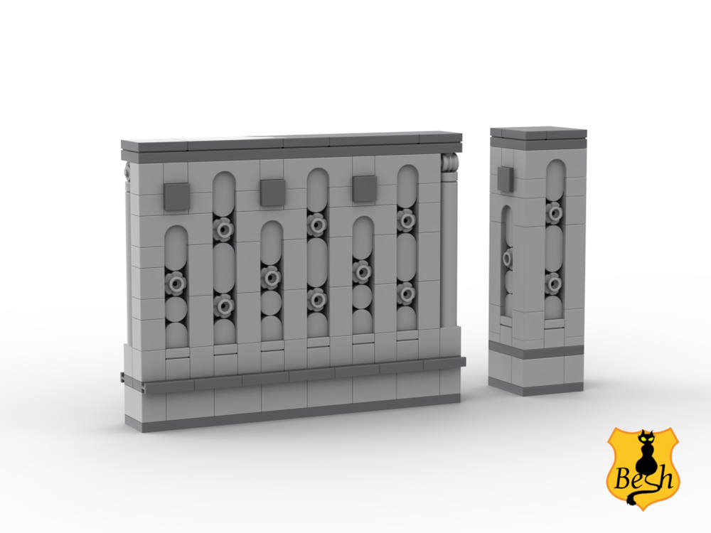LEGO MOC Wall and column decor by besh81 | Rebrickable - Build with LEGO