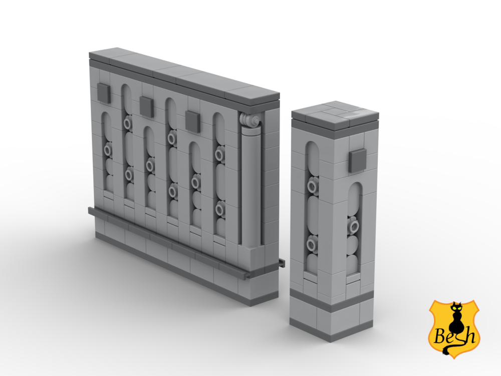 LEGO MOC Wall and column decor by besh81 | Rebrickable - Build with LEGO