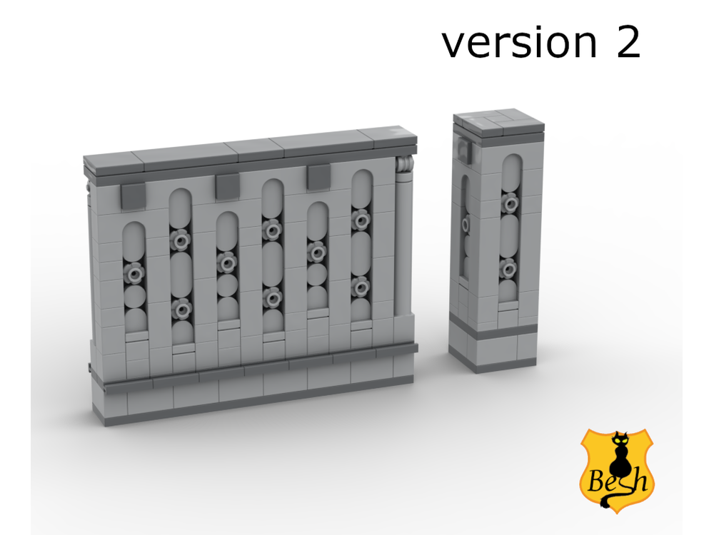 LEGO MOC Wall and column decor by besh81 | Rebrickable - Build with LEGO
