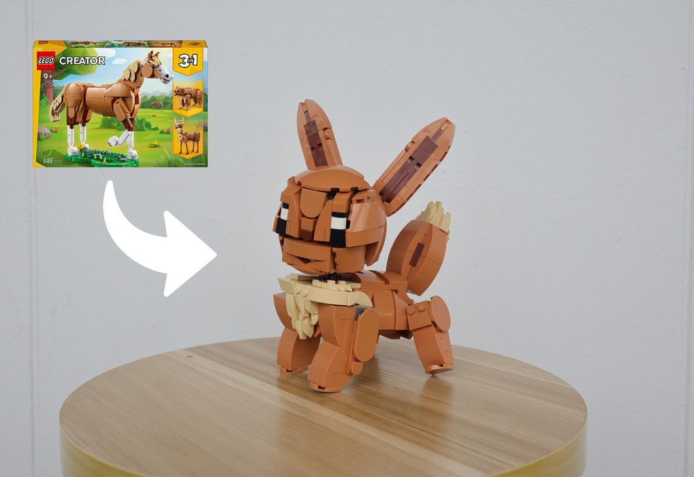 LEGO MOC-247244 Eevee 31166 alt build by Naxatect | Rebrickable - Build ...