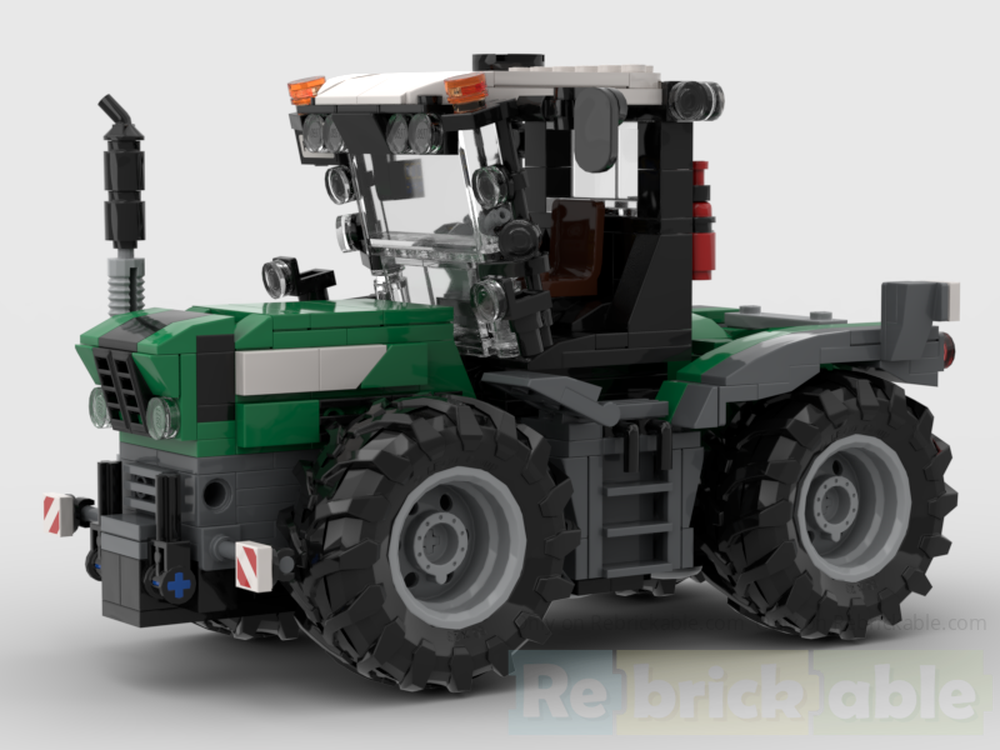 LEGO MOC Large 4WS Tractor by kotska261 | Rebrickable - Build with LEGO