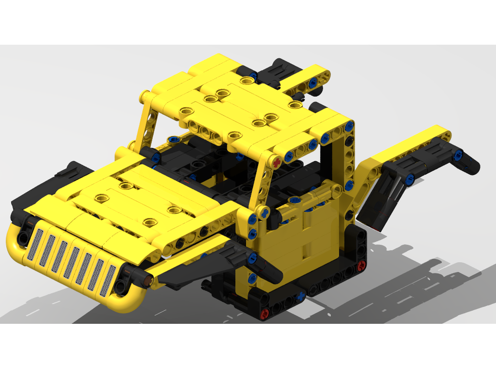 LEGO MOC Jeep Wrangler Body by twooosim | Rebrickable - Build with LEGO