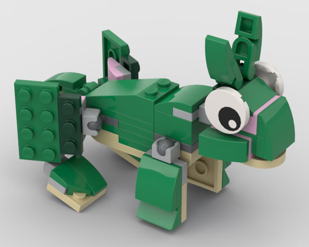 LEGO MOC Green Rabbit from MOC 248191 by AresBuilds | Rebrickable ...