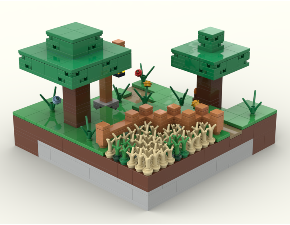LEGO MOC mine-craft field by Rebel-bricks | Rebrickable - Build with LEGO