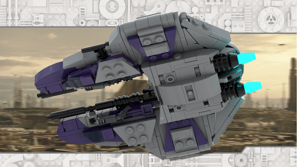 LEGO MOC-247364 Mace Windu's Purple Eta-2 Actis-Class Interceptor by ...