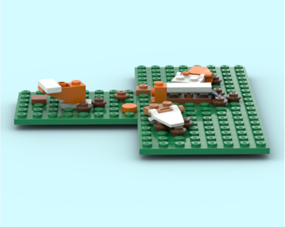 LEGO MOC Crashed plane by doodledoo | Rebrickable - Build with LEGO