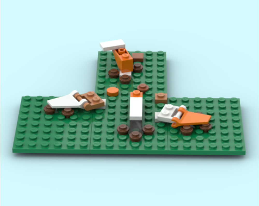 LEGO MOC Crashed plane by doodledoo | Rebrickable - Build with LEGO
