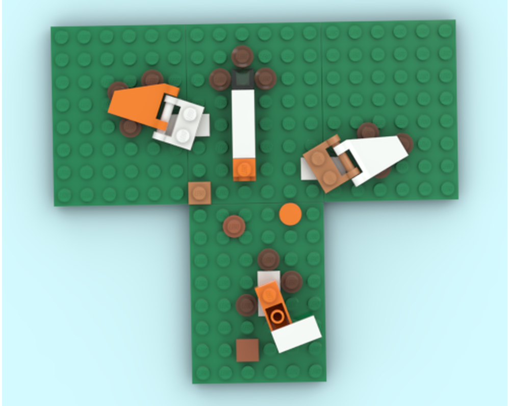 LEGO MOC Crashed plane by doodledoo | Rebrickable - Build with LEGO