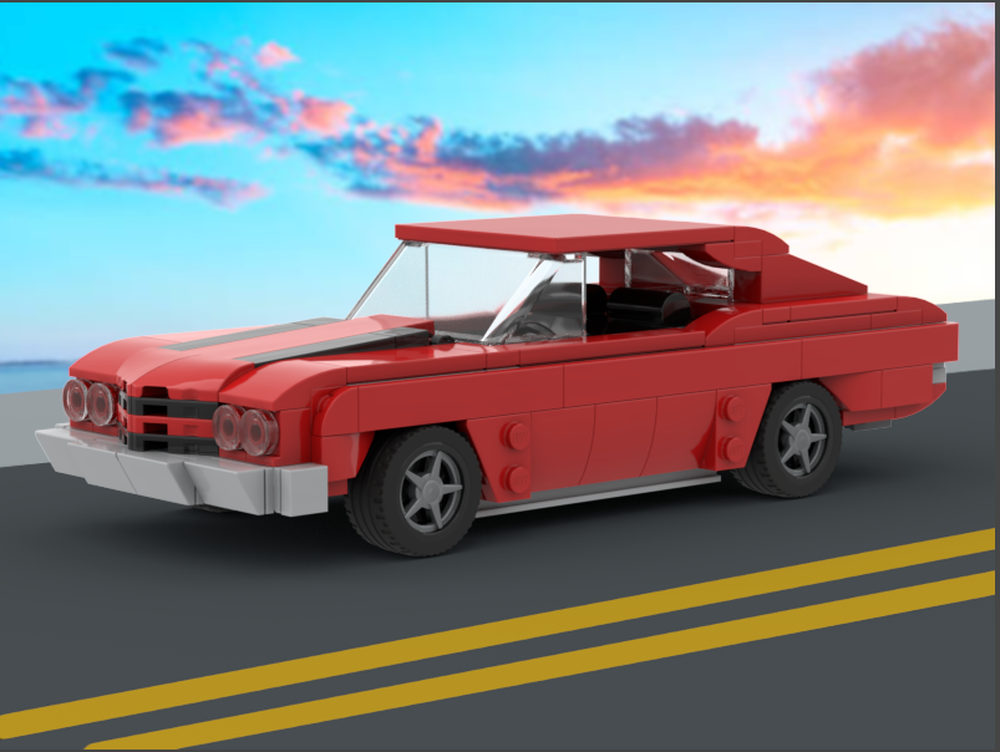 LEGO MOC 1970 Chevrolet Chevelle by Charlies_Custom_Cars | Rebrickable ...