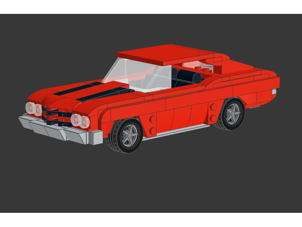 LEGO MOC 1970 Chevrolet Chevelle by Charlies_Custom_Cars | Rebrickable ...