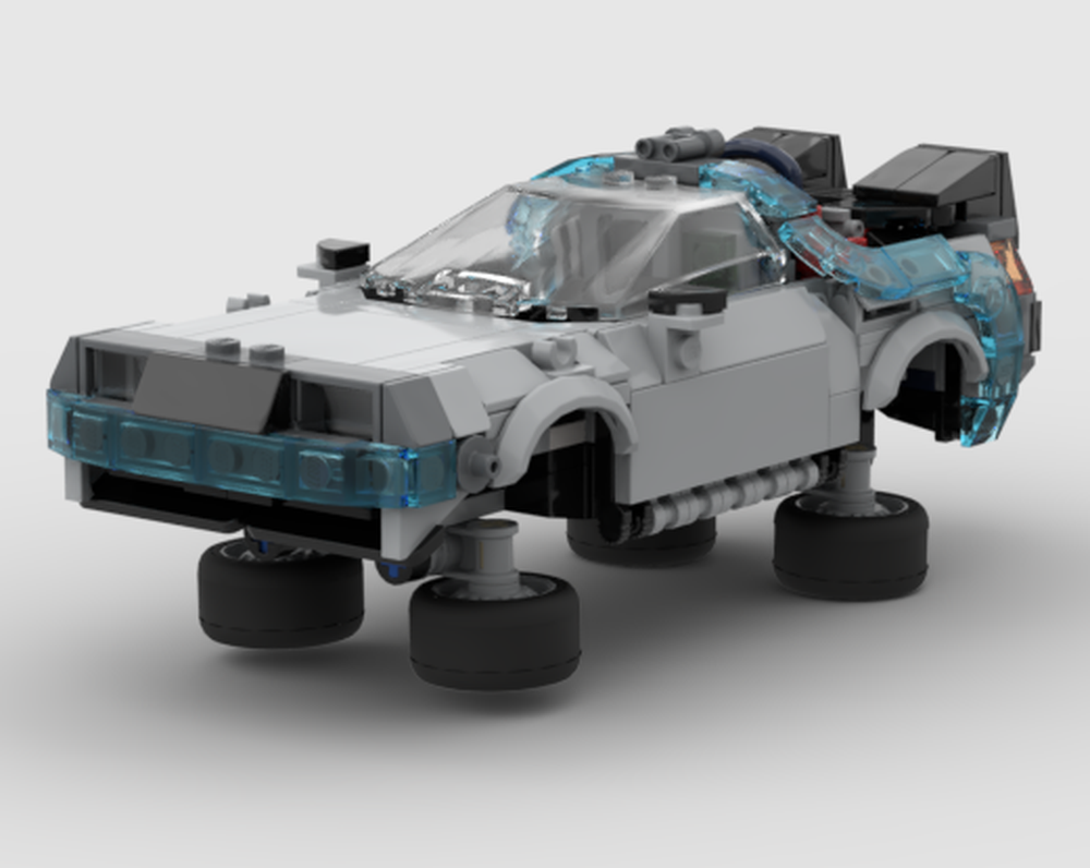 LEGO MOC LEGO 77256 DeLorean Time Machine – Functional BTTF I–II Wheel ...