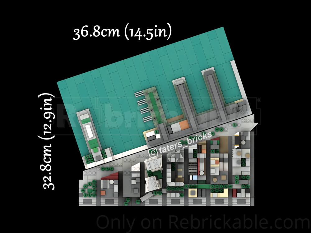 LEGO MOC-247451 Chelsea Piers - NYC by Taters | Rebrickable - Build ...