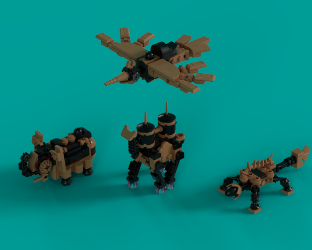 LEGO MOC-247461 BotW Micro Divine Beasts by THEZEXNEO | Rebrickable ...