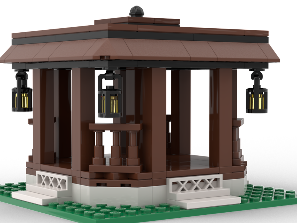 LEGO MOC-247477 Gazebo by Viernes | Rebrickable - Build with LEGO