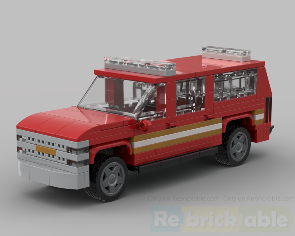 LEGO MOC-247497 FDNY Command Truck by leeggoo_Creator | Rebrickable ...