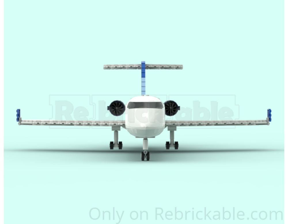 LEGO MOC CRJ-700 - United Airlines by JojoTheBuilder | Rebrickable ...
