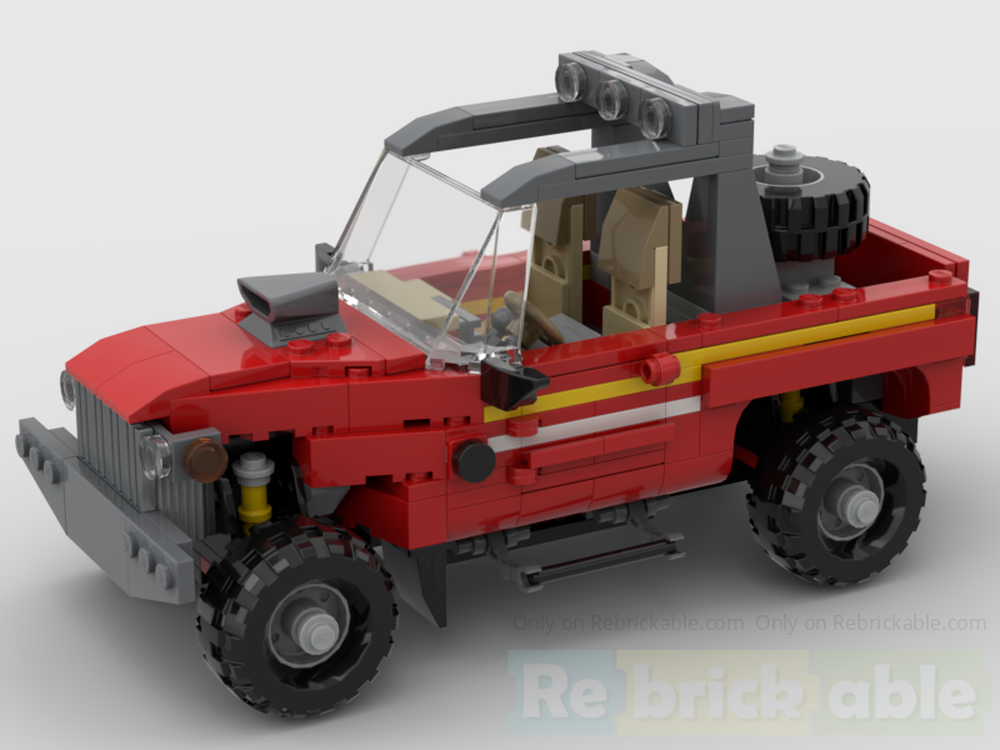 LEGO MOC Scout 4x4 by kotska261 | Rebrickable - Build with LEGO