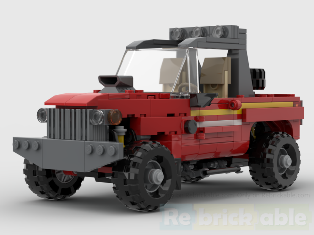 LEGO MOC Scout 4x4 by kotska261 | Rebrickable - Build with LEGO