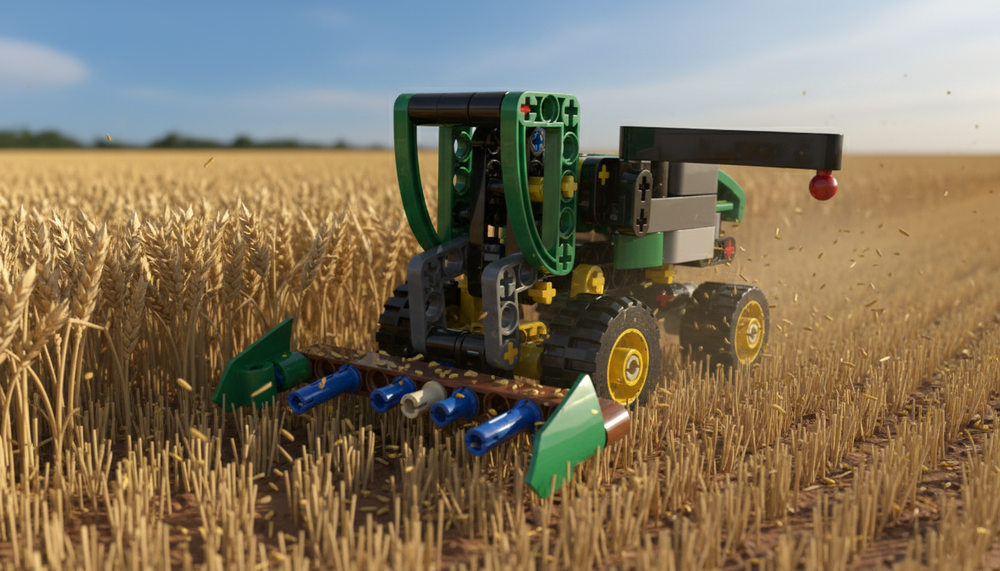 LEGO MOC-247554 42218 Combine Harvester Alternate Build by grohl ...
