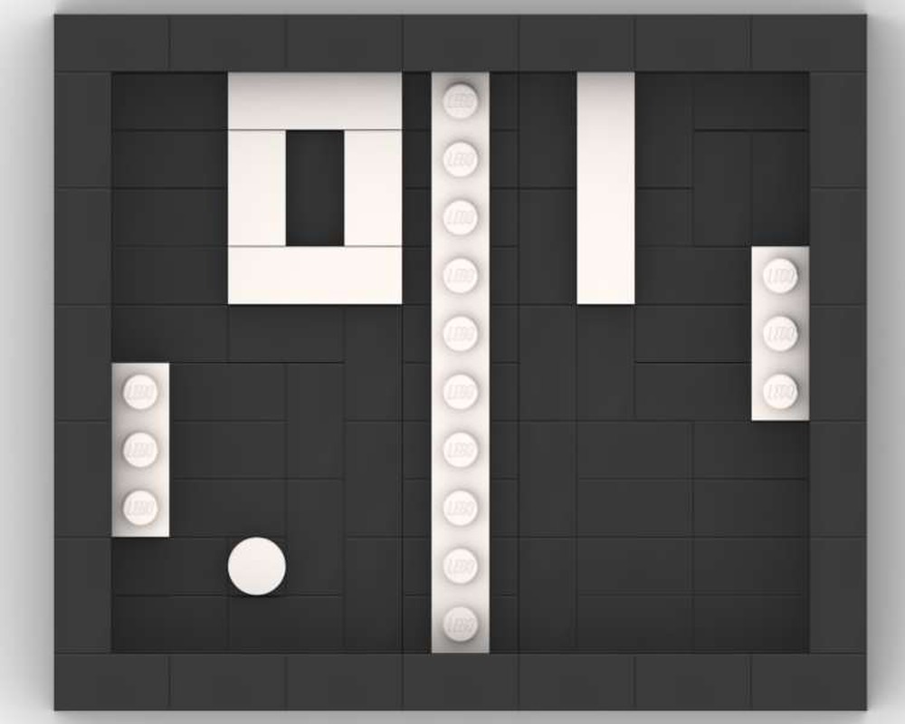 LEGO MOC Pong by Finnigan | Rebrickable - Build with LEGO