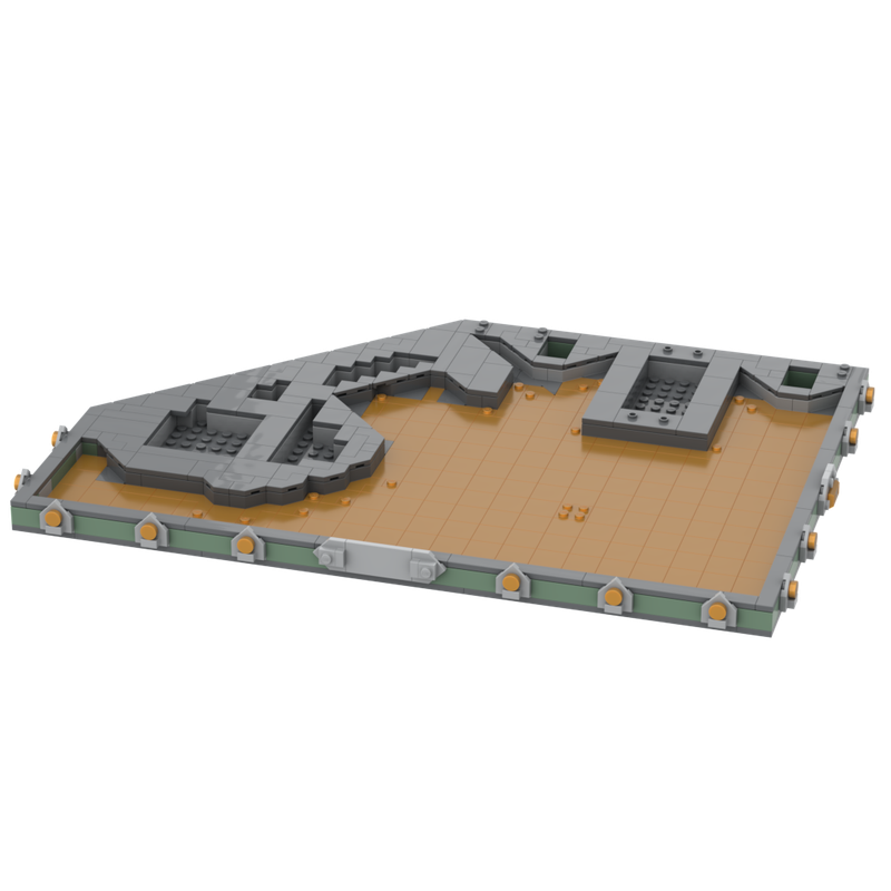 LEGO MOC-247600 The Lonely Mountain display base by brokeNbricks ...