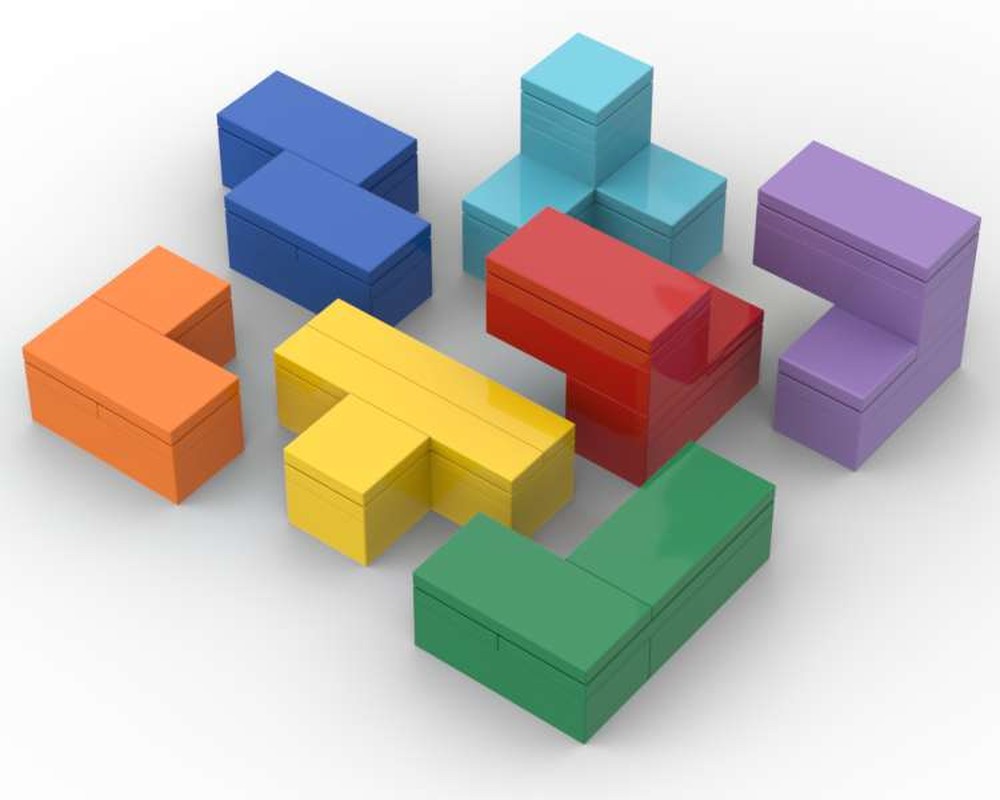 LEGO MOC 3x3x3 cube puzzle by Finnigan | Rebrickable - Build with LEGO