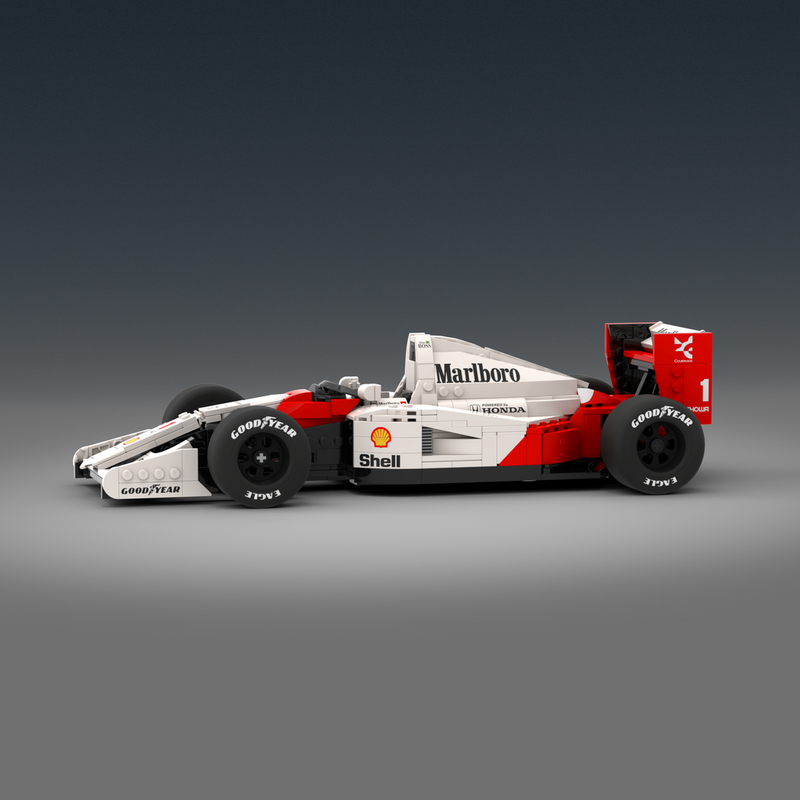 LEGO MOC McLaren MP4/6 - working V12 by bentobrick | Rebrickable ...