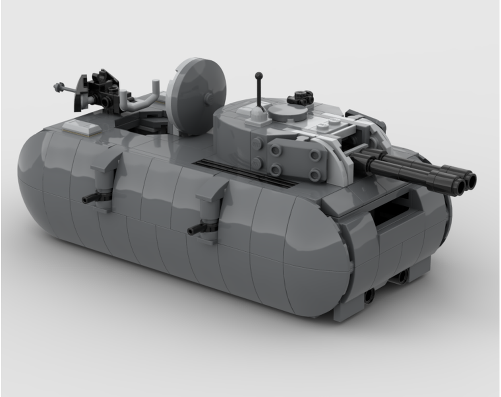 LEGO MOC R-011 "Rhypotomus" tread tank by BearHeartBricks | Rebrickable ...