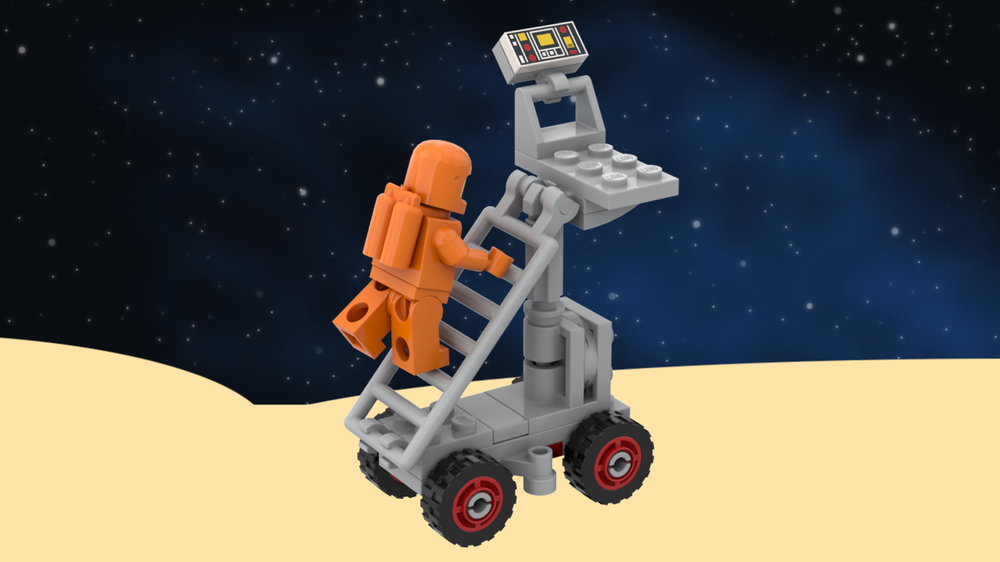 LEGO MOC Classic Space Reimagined: Mobile Service Ladder by watson.lego ...