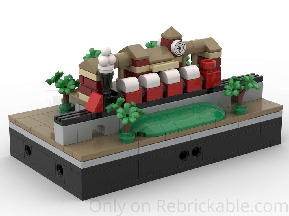 LEGO MOC The "Themeland" Railroad - Mini-Modular Series - 1:500 by ...