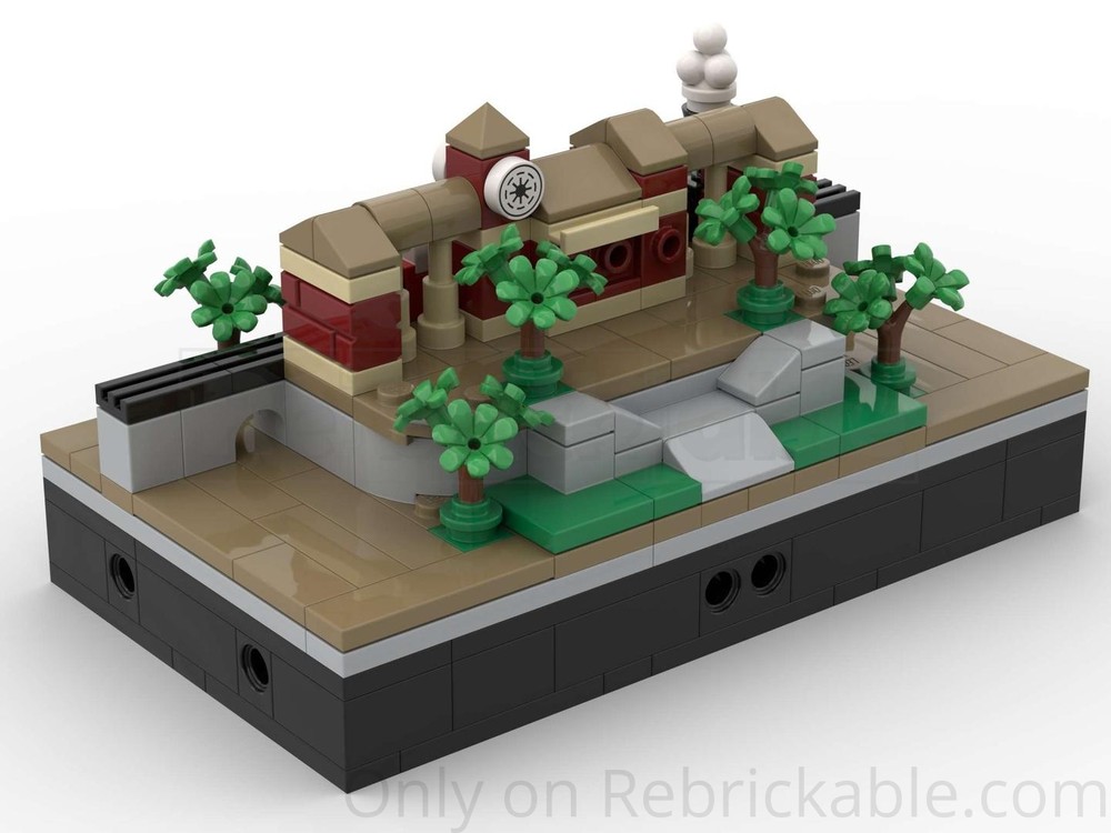 LEGO MOC The "Themeland" Railroad - Mini-Modular Series - 1:500 by ...