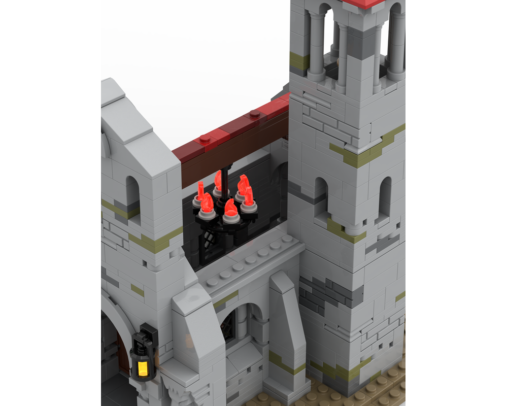 LEGO MOC Medieval village church by Vuzi | Rebrickable - Build with LEGO