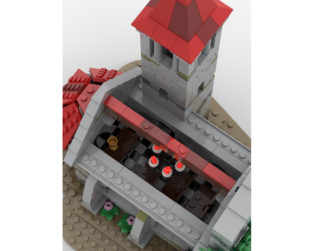 LEGO MOC Medieval village church by Vuzi | Rebrickable - Build with LEGO