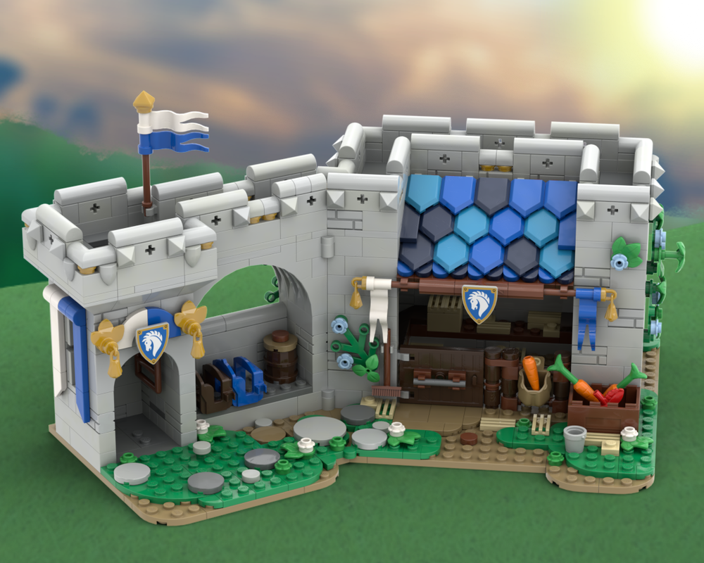 LEGO MOC Horse Knight Stable by GoblinBuilder | Rebrickable - Build ...