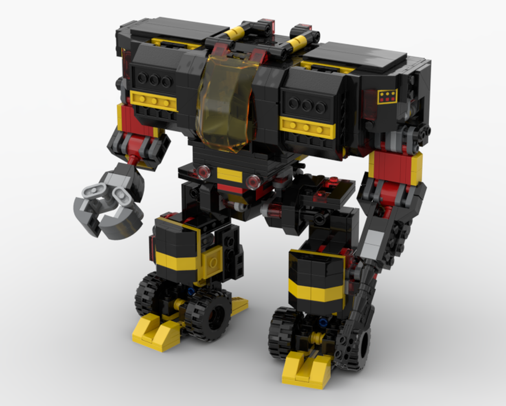 LEGO MOC-247676 Blacktron heavy mech by Corydoras | Rebrickable - Build ...