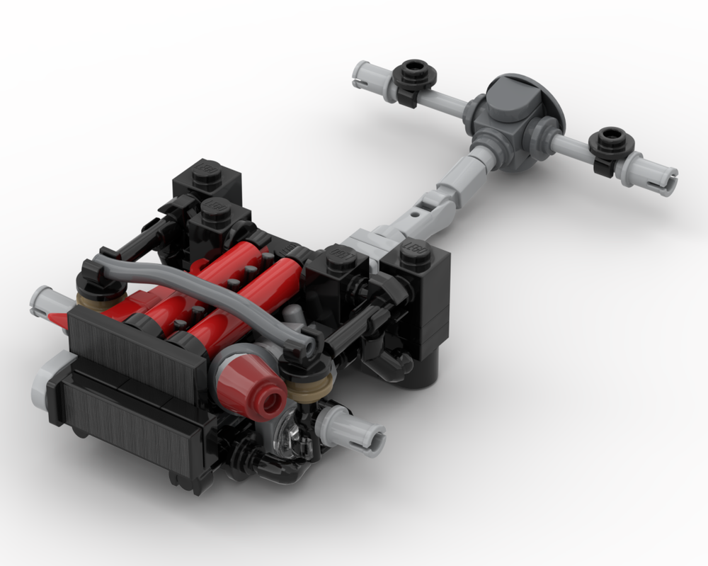 LEGO MOC RB26 Drift Chassis by KazeBricks | Rebrickable - Build with LEGO